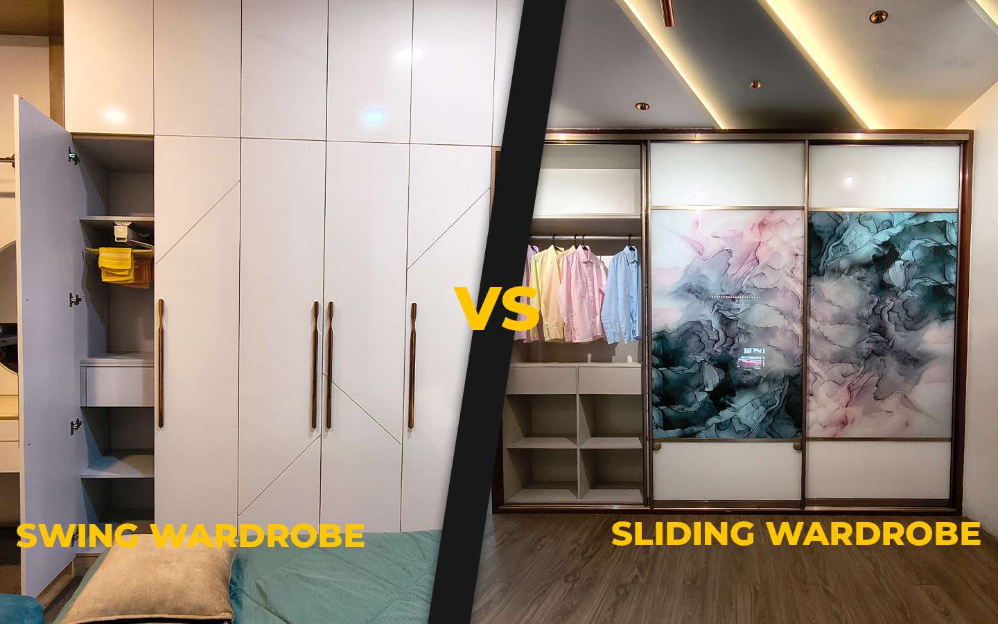 Sliding vs Swing Wardrobes – Comparison for Modern Homes